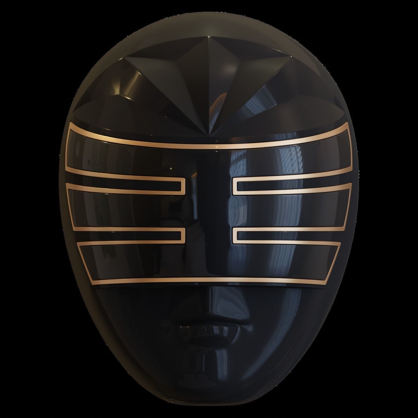 Gold Ranger from Power Rangers Zeo 3D model 3D printable | CGTrader