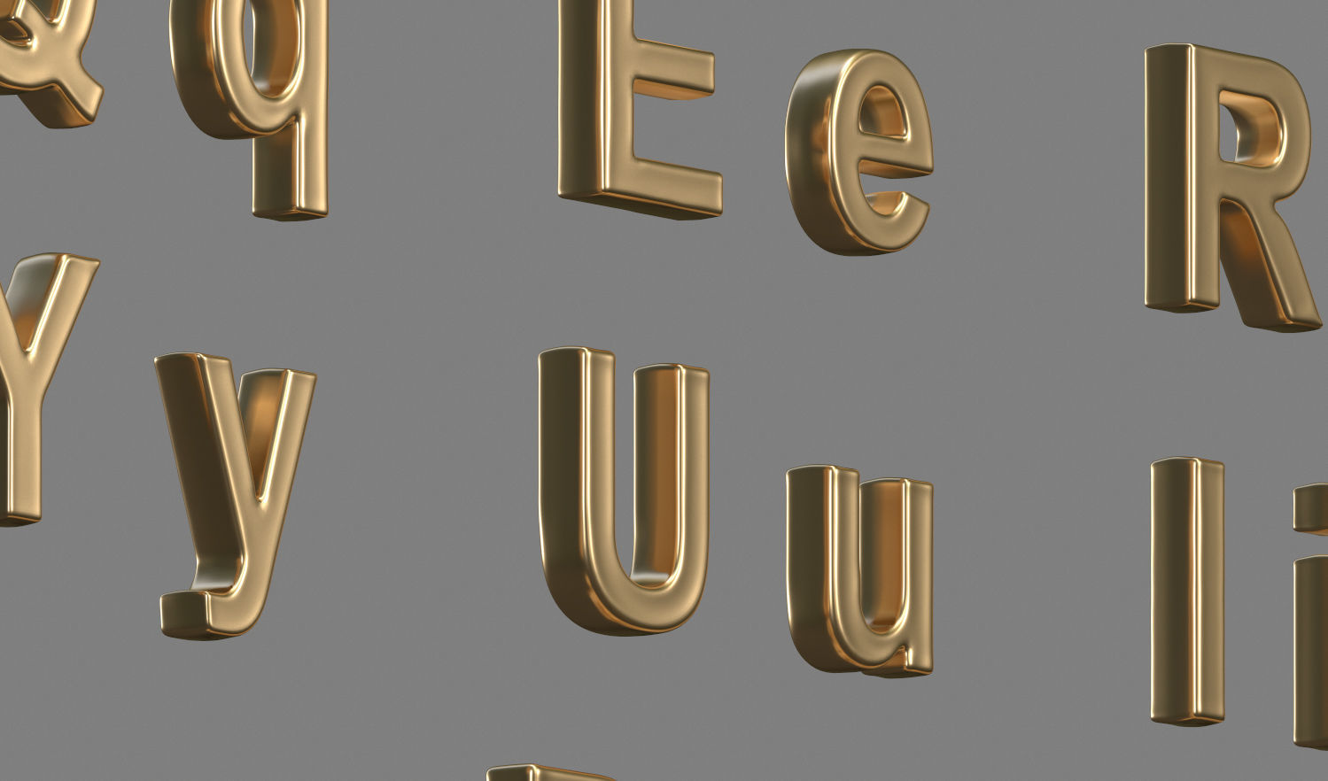 Volumetric letters numbers symbols for cnc 3d print Pack 3D model 3D ...