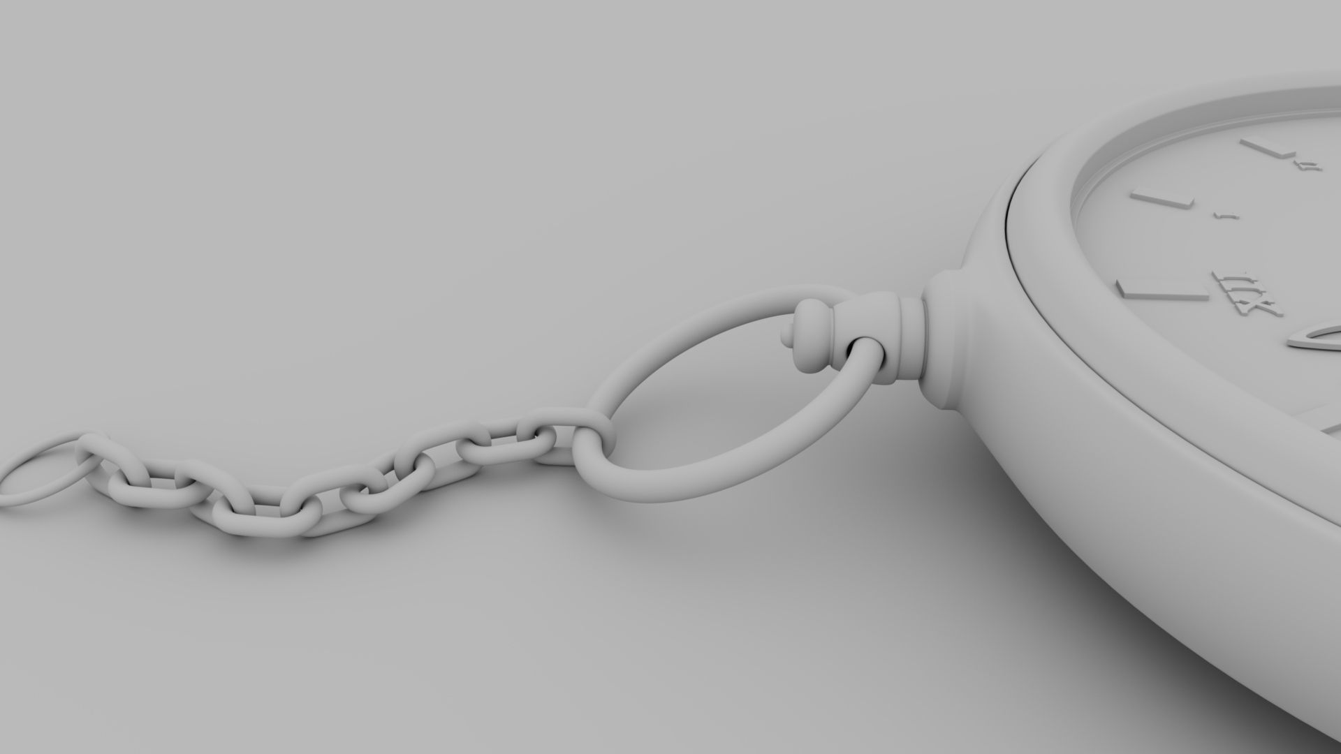 high poly pocket watch 3D model | CGTrader