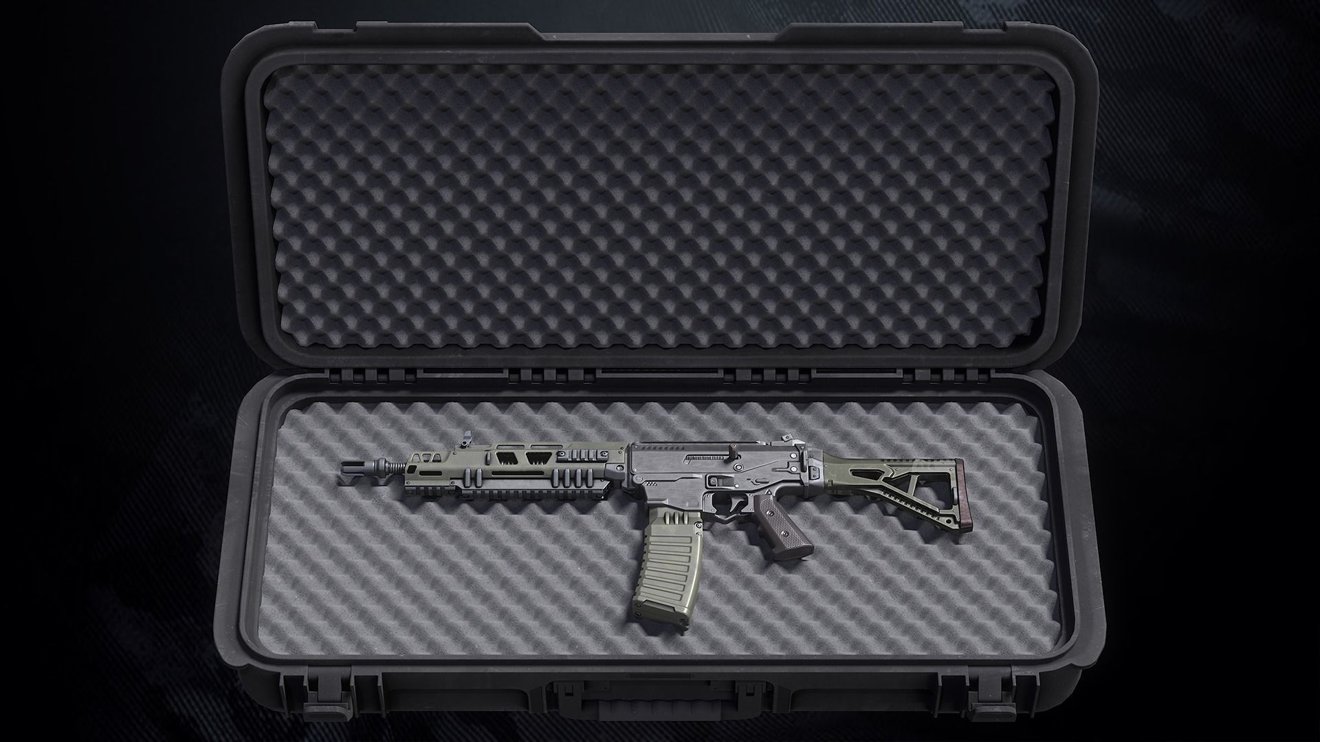 3D model Heat 772 Assault Rifle With Hands and weapon case VR / AR ...