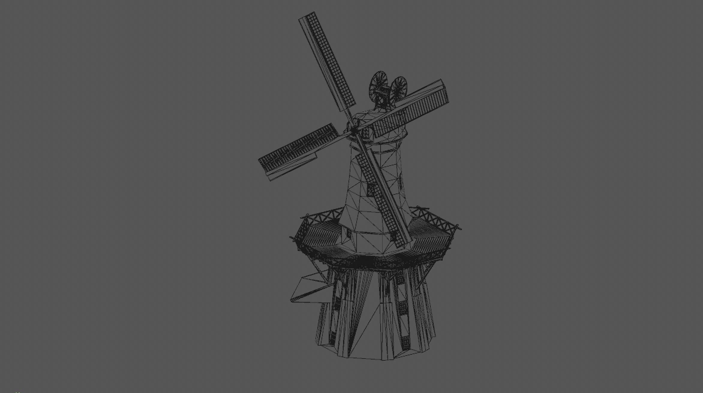 3D Traditional Windmill DETAILED 3D model | CGTrader