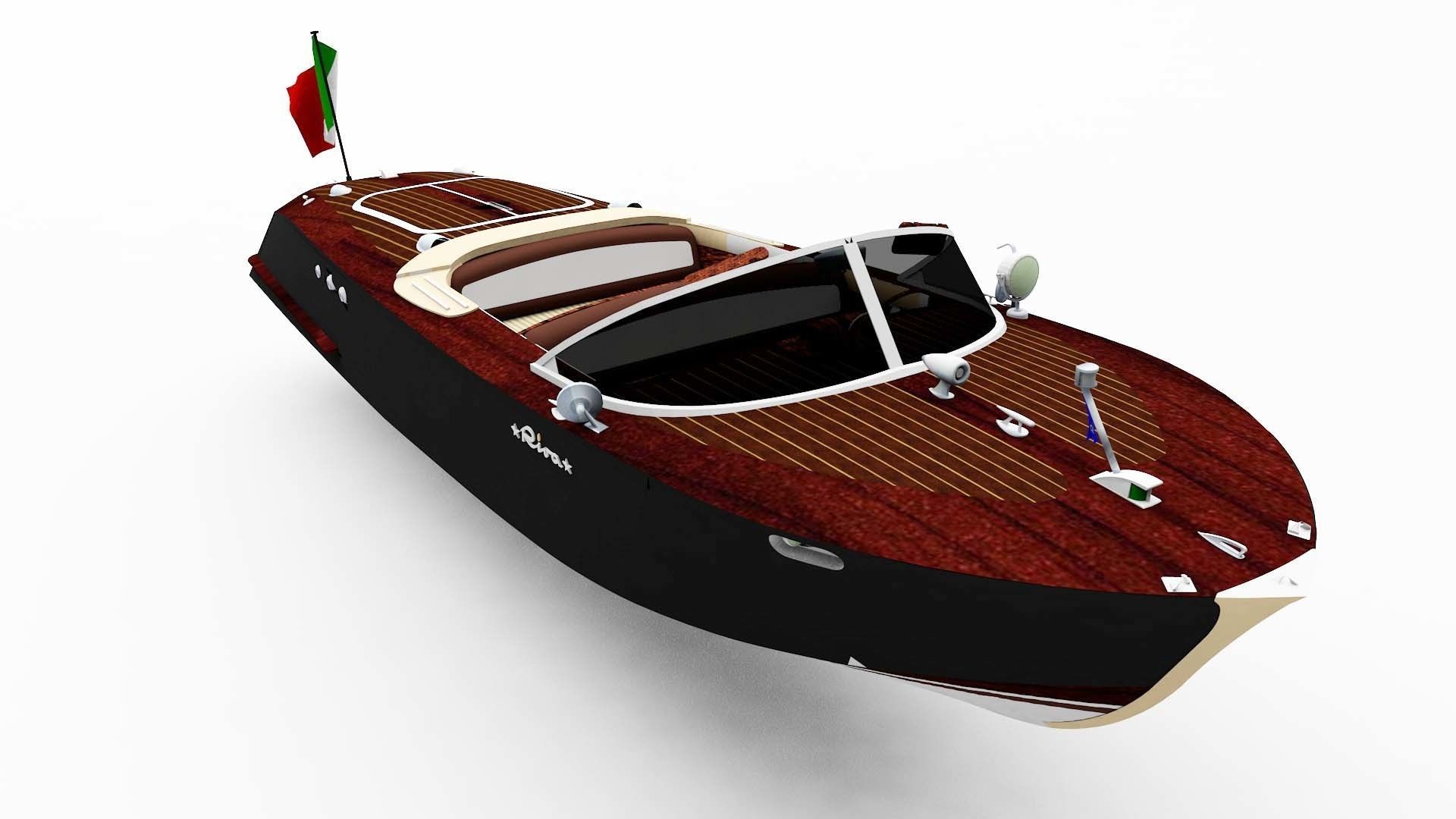 3D model Riva Boat 3D model | CGTrader