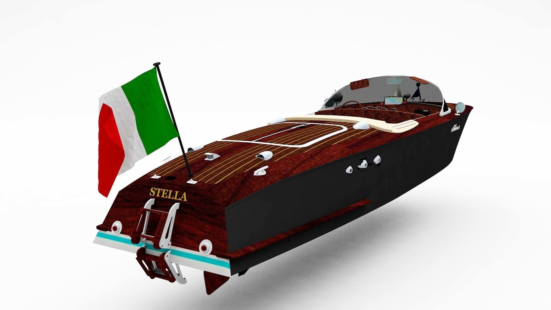 3D model Riva Boat 3D model | CGTrader