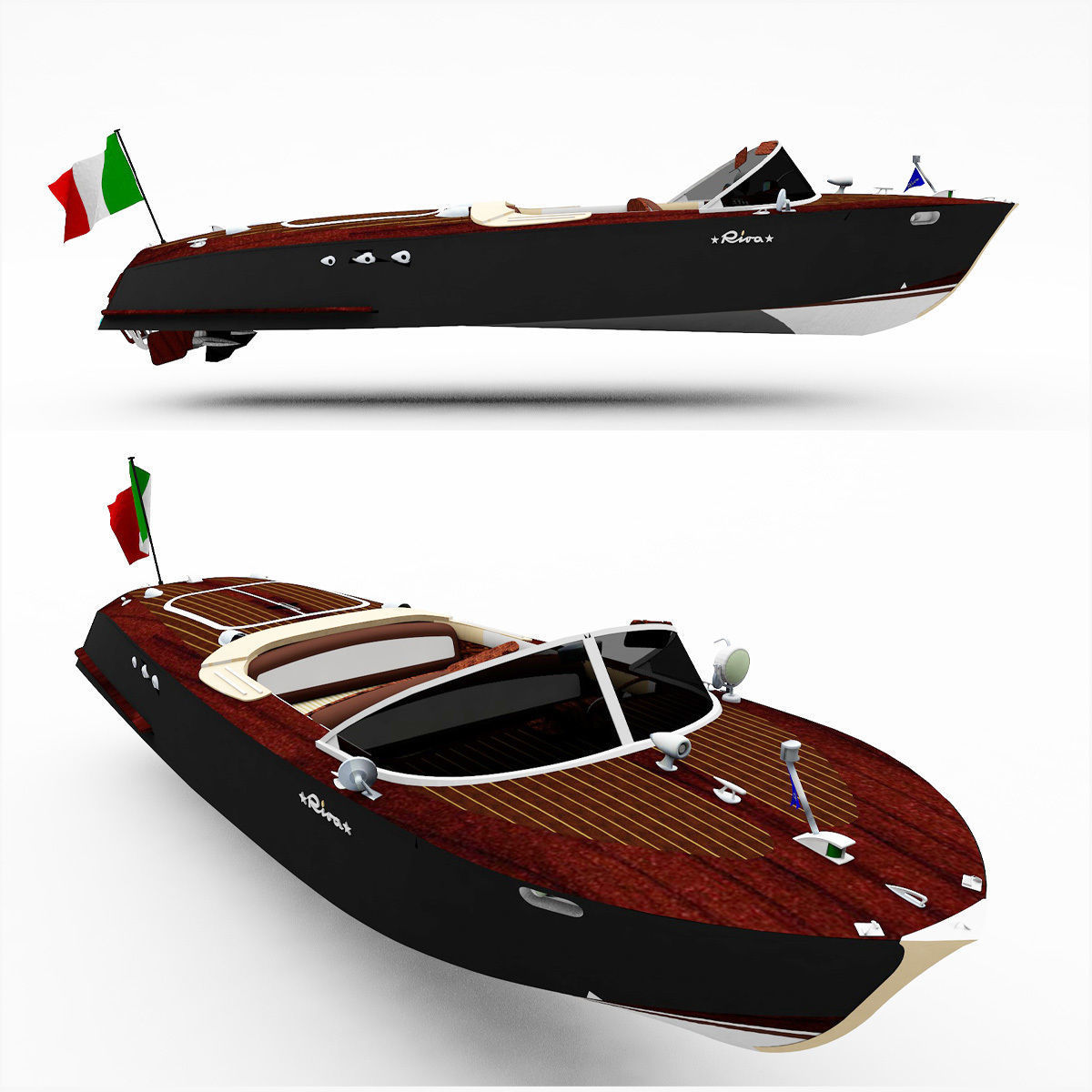 3D model Riva Boat 3D model | CGTrader