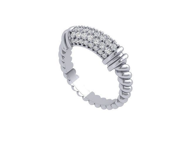 Infinity Wedding Band 3D model 3D printable | CGTrader