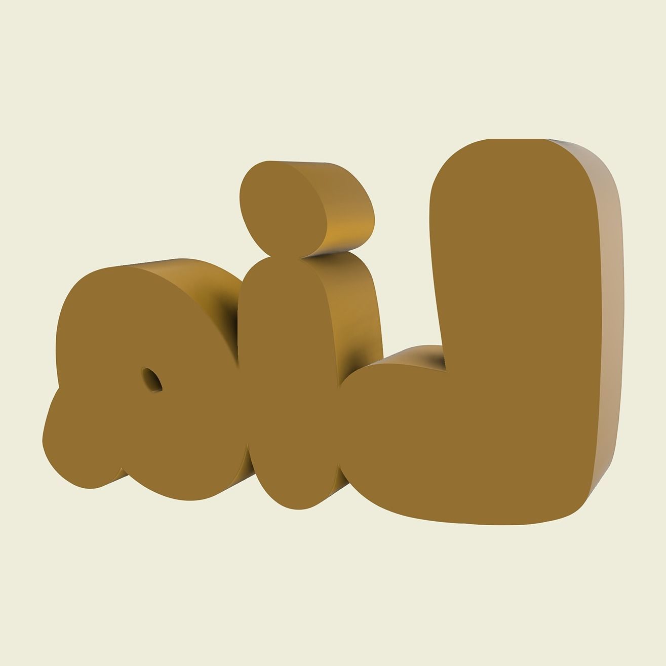 LIA - 3D NAME 3D model 3D printable | CGTrader