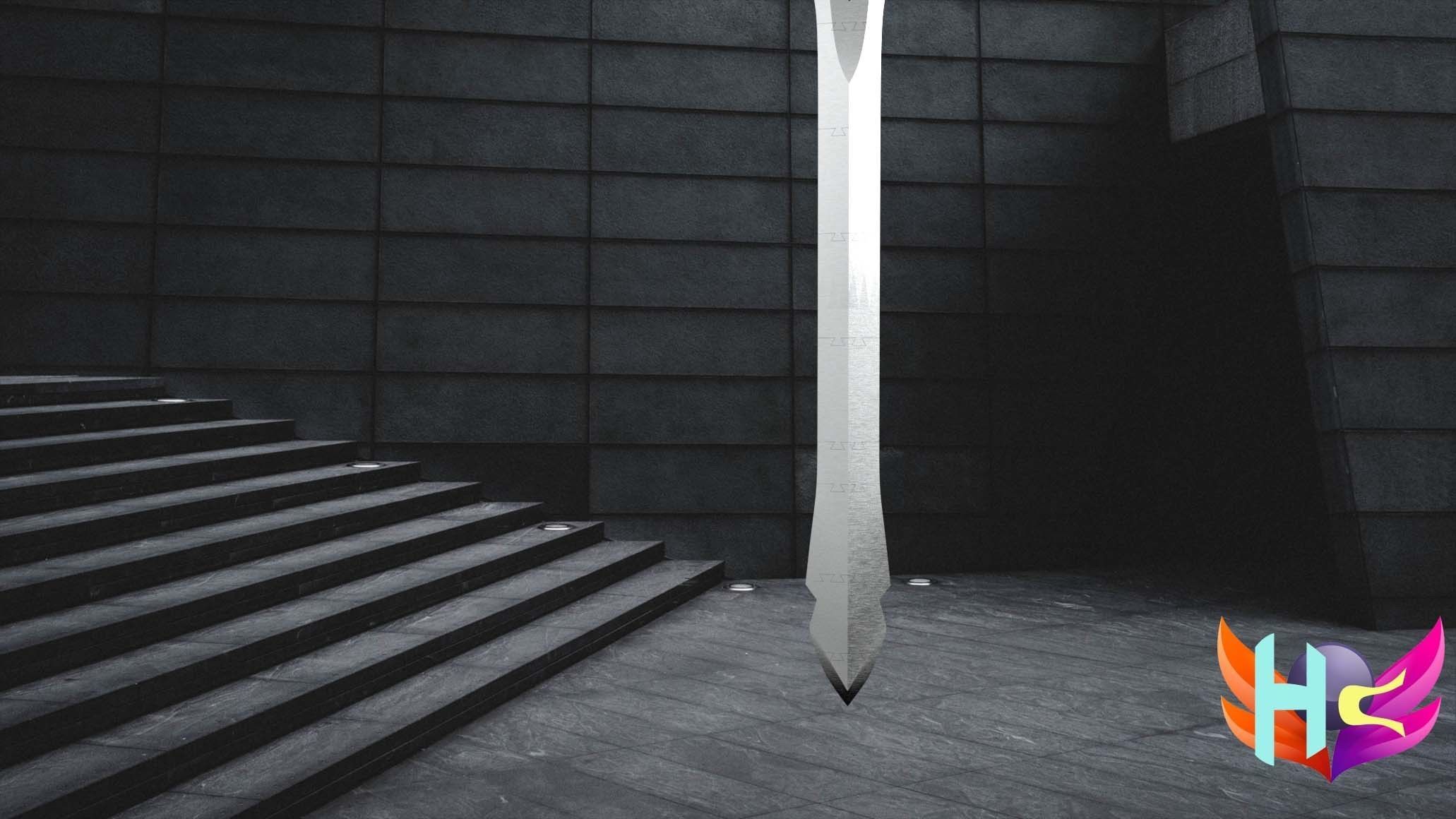 Sword from devil may cry 3D model | CGTrader