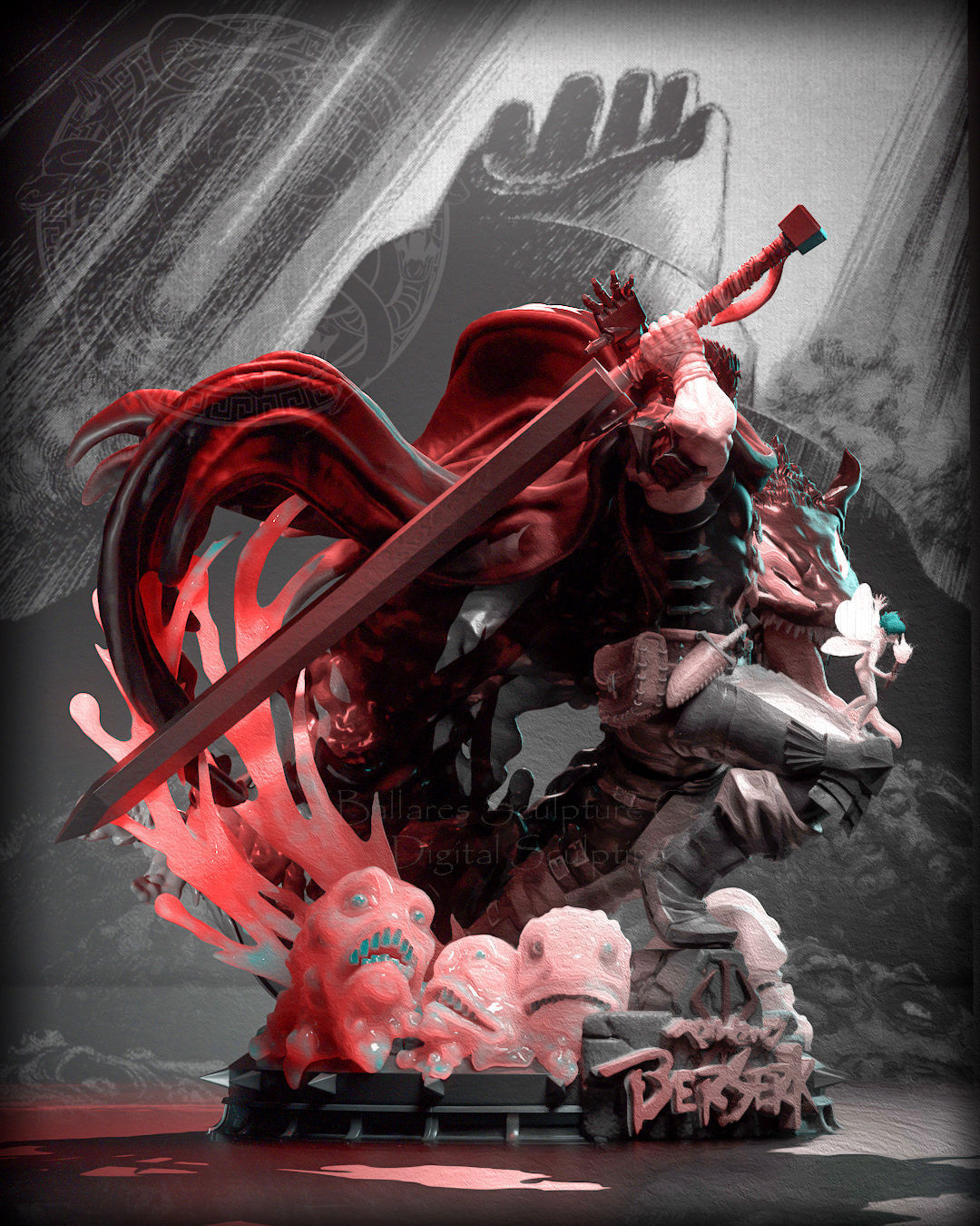 GUTS BY CREATIVE GEEK MB 3D model 3D printable | CGTrader