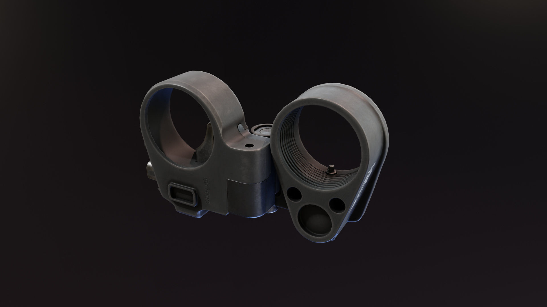 3D model LT Folding Stock Adapter VR / AR / low-poly | CGTrader