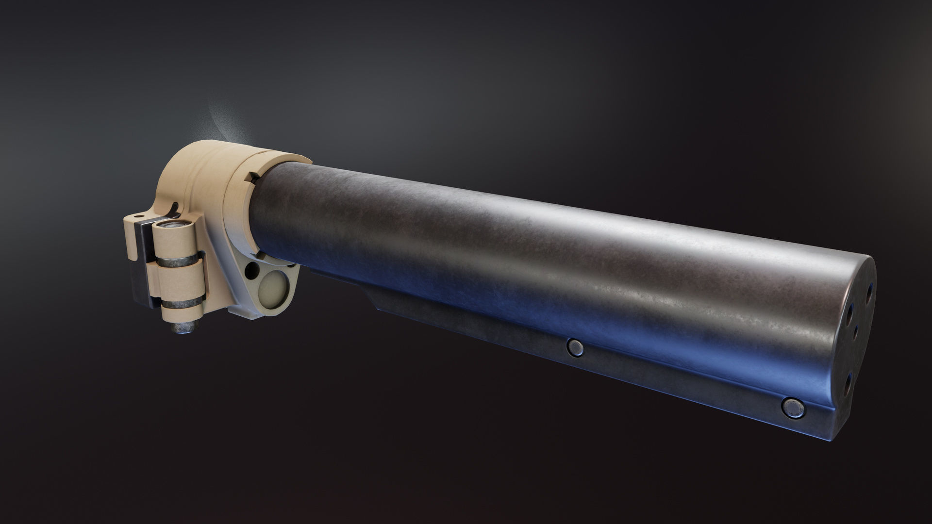 3D model LT Folding Stock Adapter VR / AR / low-poly | CGTrader