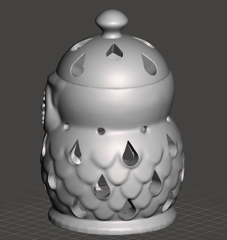 light owl 3D model 3D printable | CGTrader