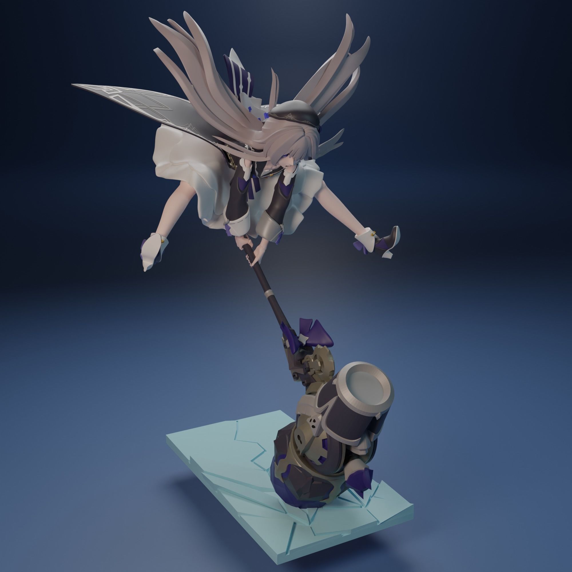 Herta from Honkai Star Rail 3D model 3D printable | CGTrader
