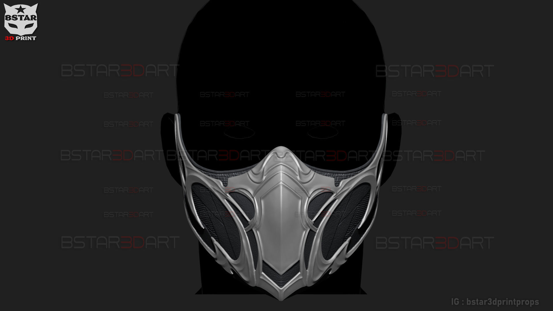 Sub Zero Mask High Quality - Mortal Kombat 1 Cosplay 3D model 3D ...