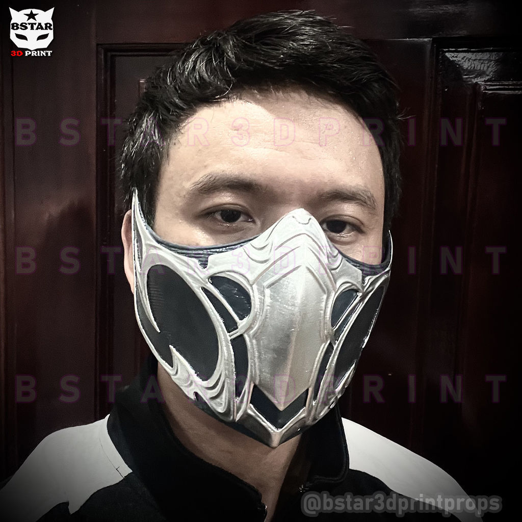 Sub Zero Mask High Quality - Mortal Kombat 1 Cosplay 3D model 3D ...