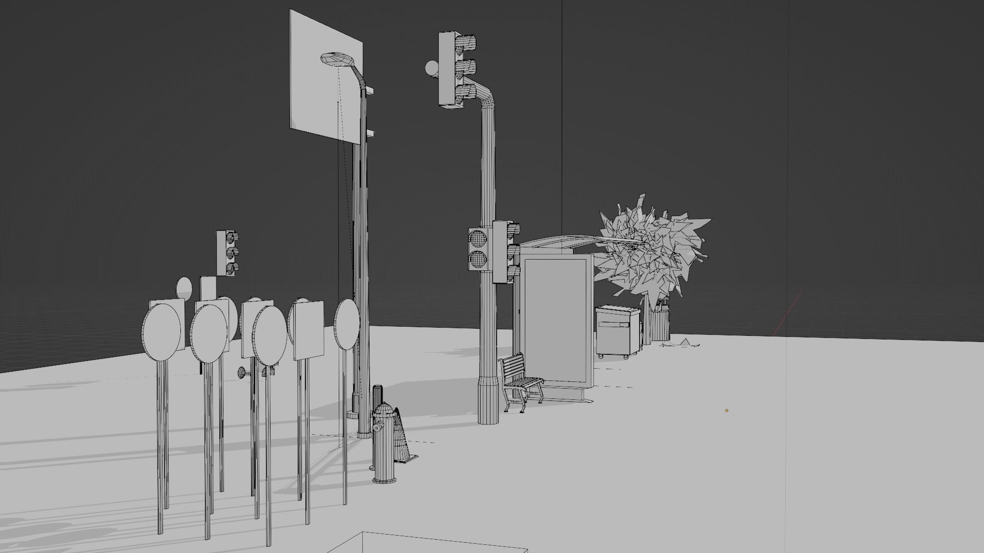 3D model city objects VR / AR / low-poly | CGTrader