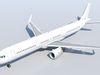 3D model Airbus A321 Neo Static Low Poly Blank VR / AR / low-poly ...