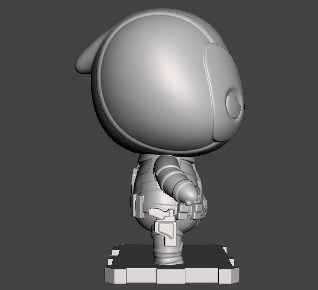 dead pool chihbi 3d model for 3d printing 3D model 3D printable | CGTrader