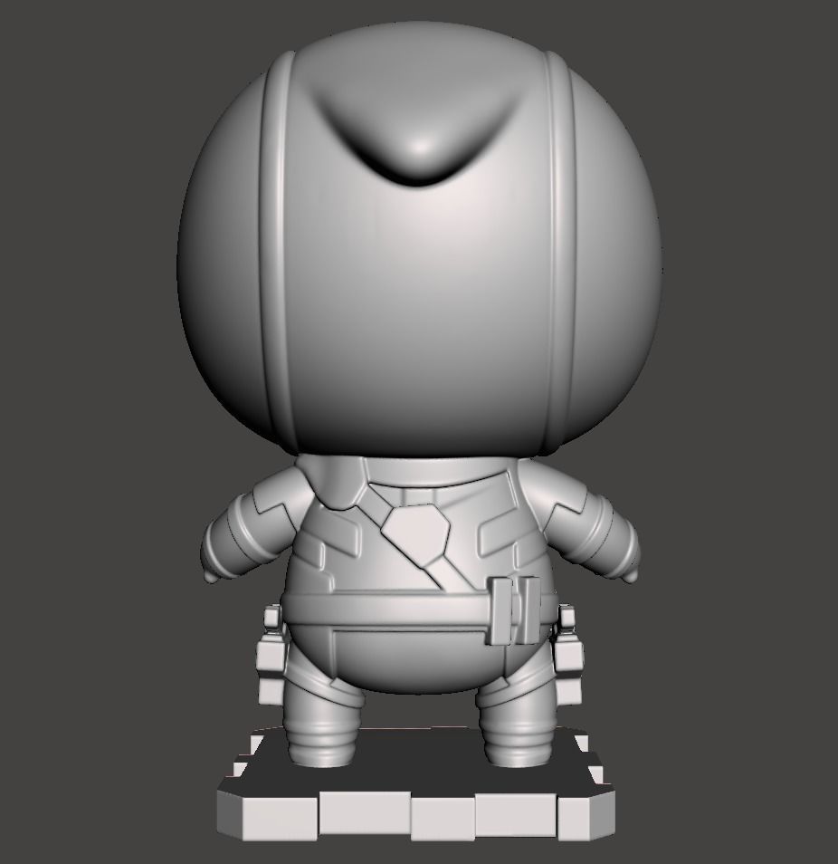 dead pool chihbi 3d model for 3d printing 3D model 3D printable | CGTrader