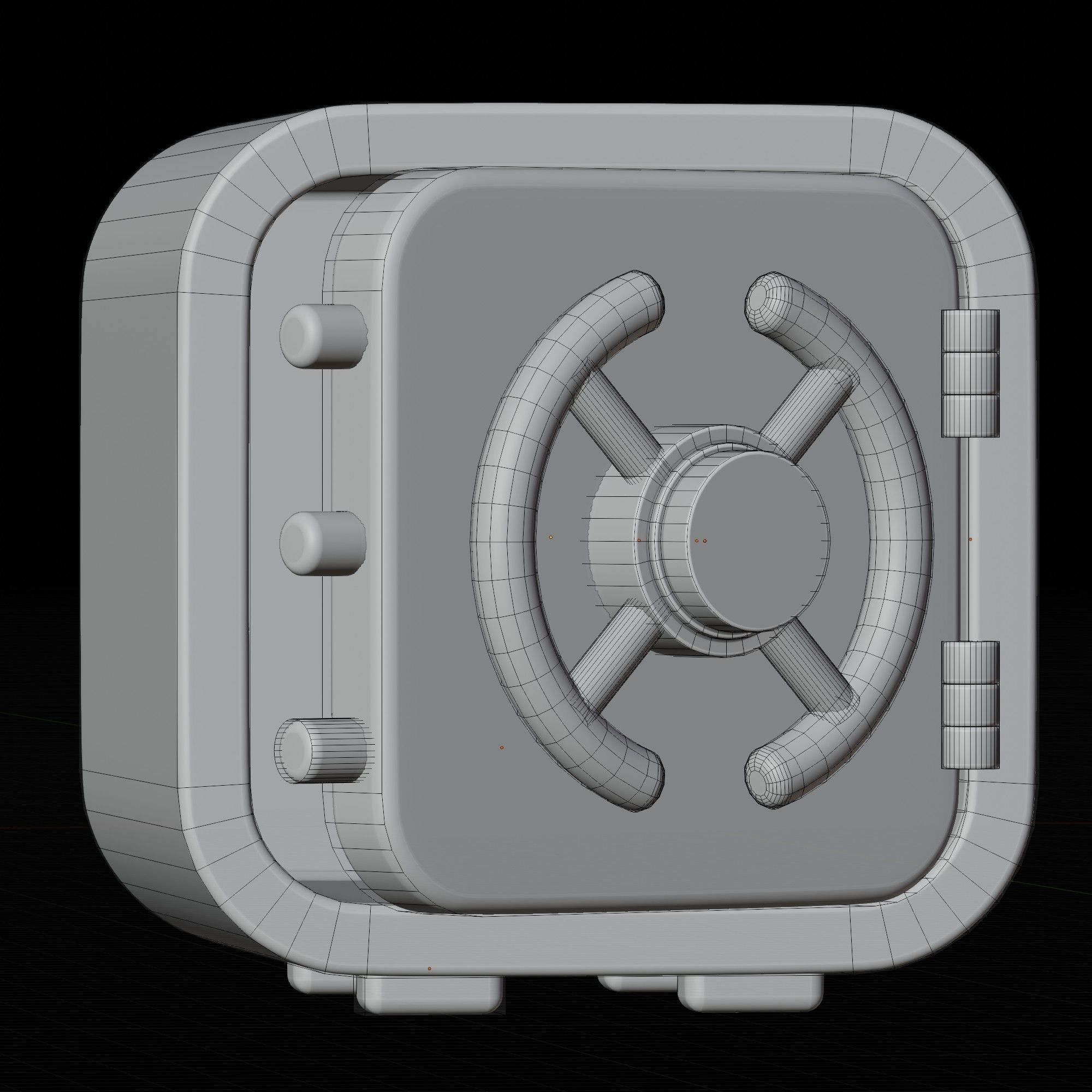 3D model Vault locker VR / AR / low-poly | CGTrader