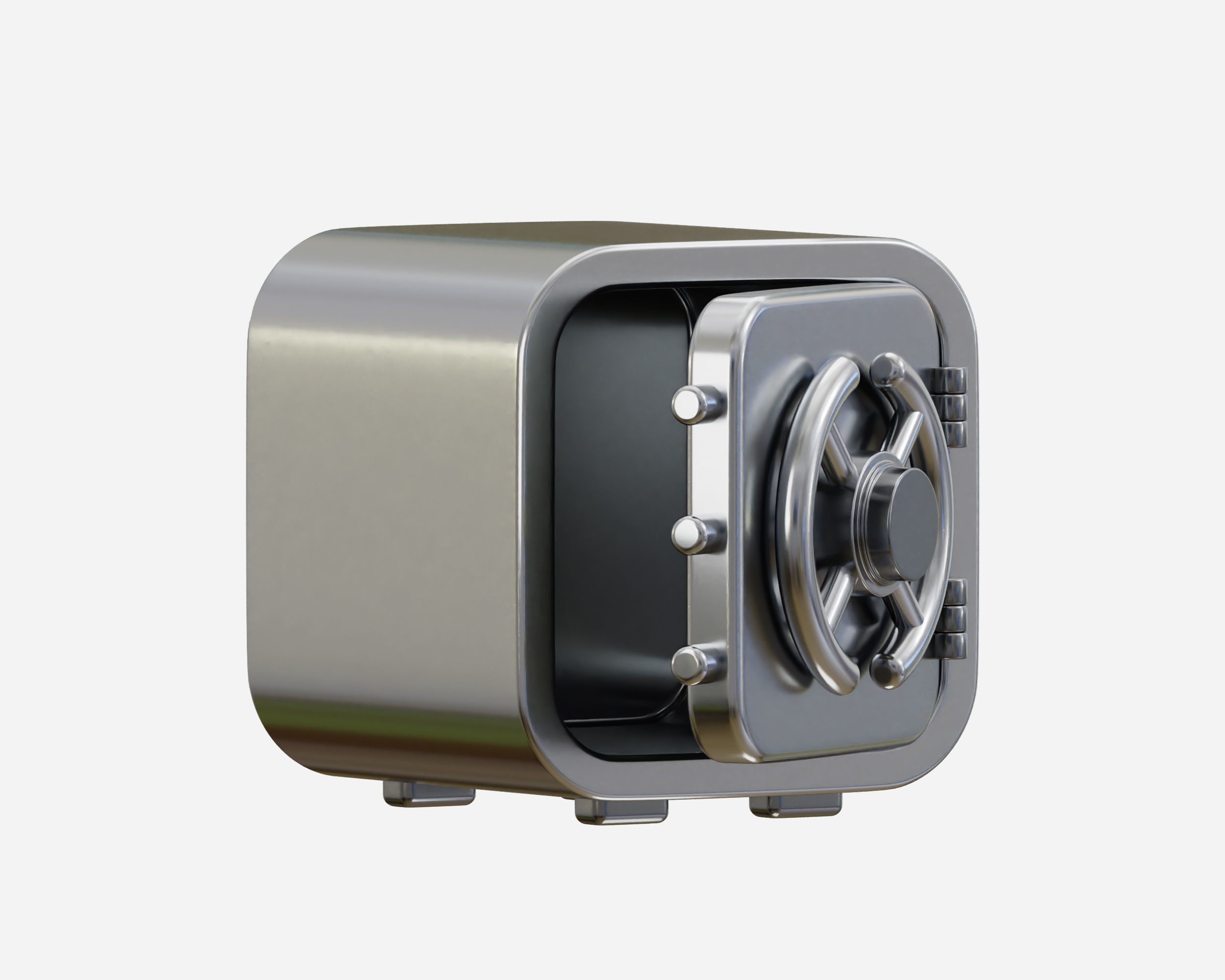 3D model Vault locker VR / AR / low-poly | CGTrader