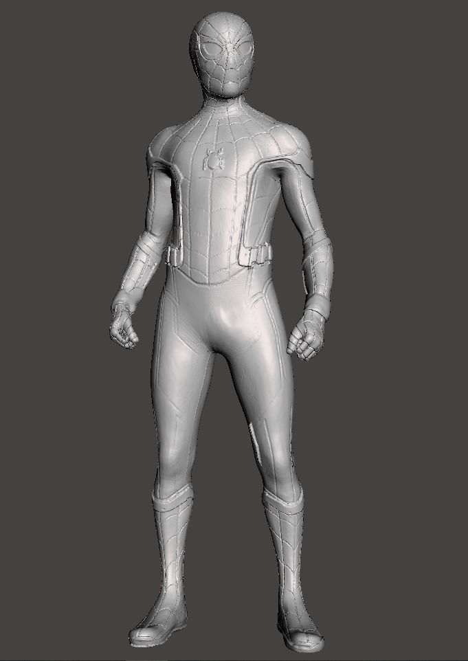 spiderman 3d model with suit for 3d print 3D model 3D printable | CGTrader