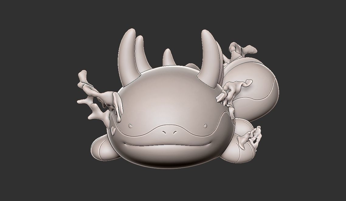 Pokemon paldean wooper evolution pack 3D model 3D printable | CGTrader