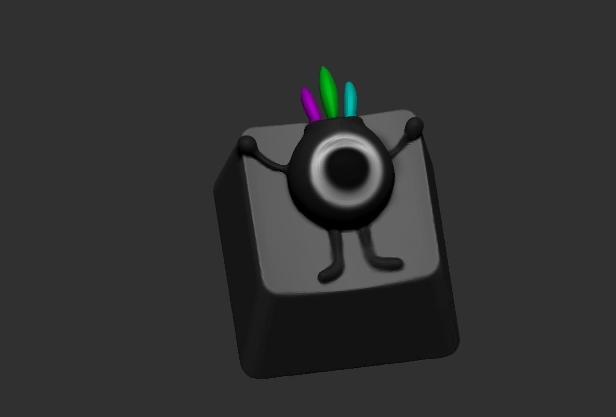 patapon keycap free 3D model 3D printable | CGTrader