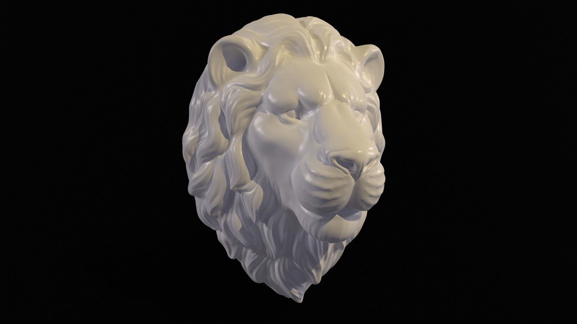 Lion Head - 3D Printing 3D model 3D printable | CGTrader