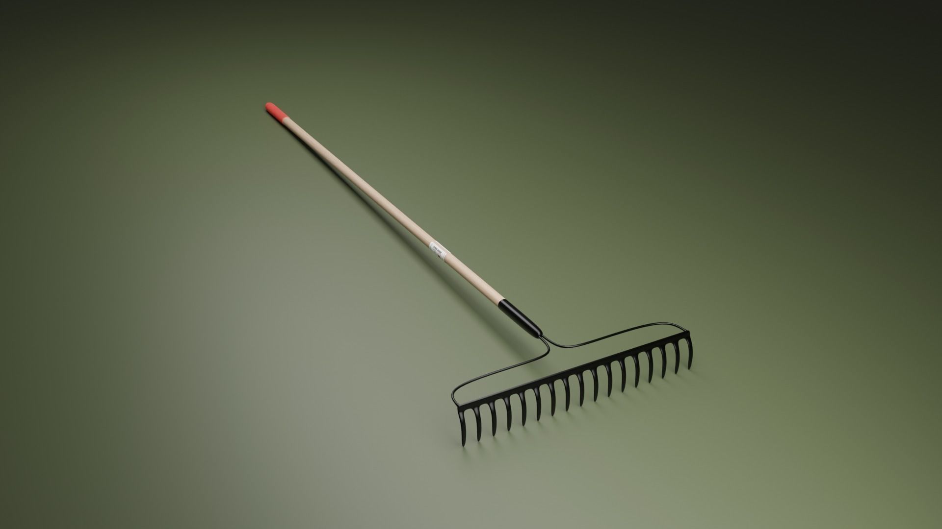 Garden Rake free 3D model | CGTrader