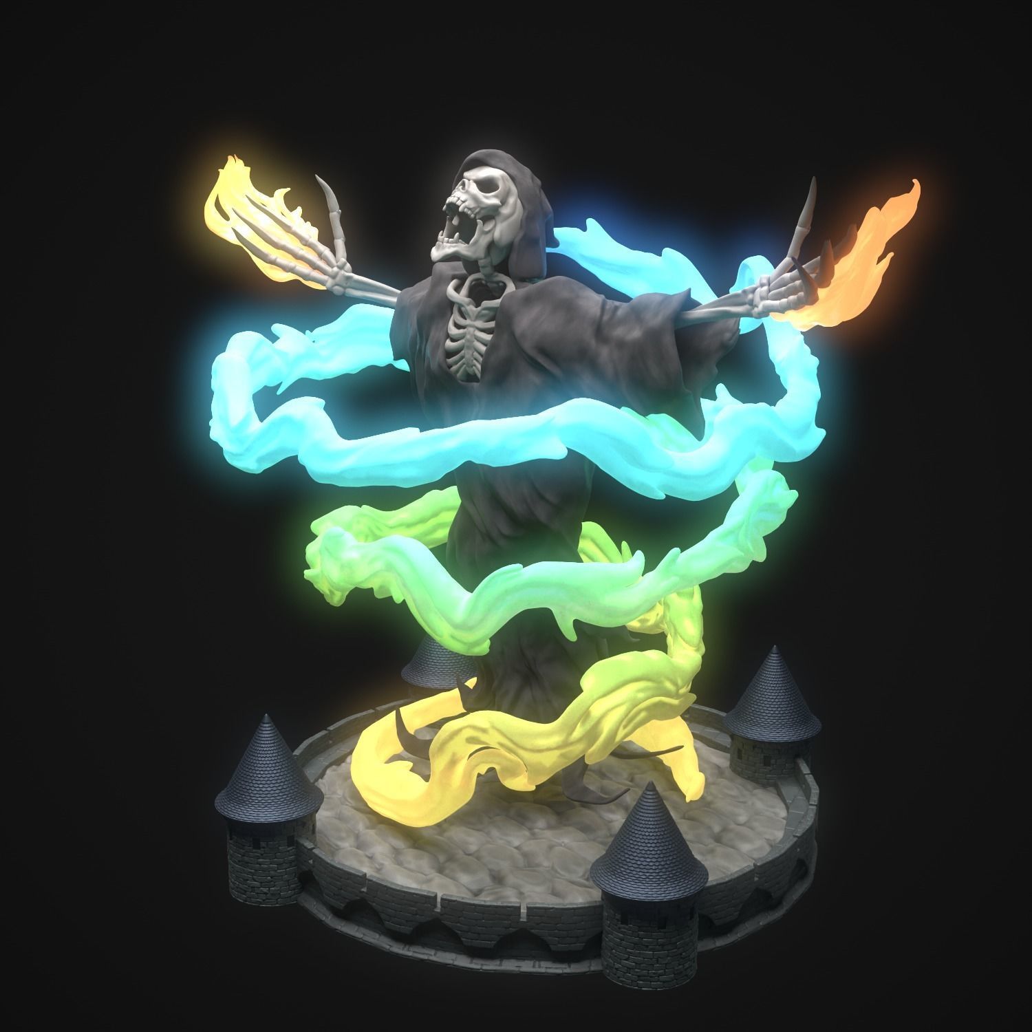 Heroes 3 Wraith from Necropolis for 3d Printing 3D model 3D printable ...