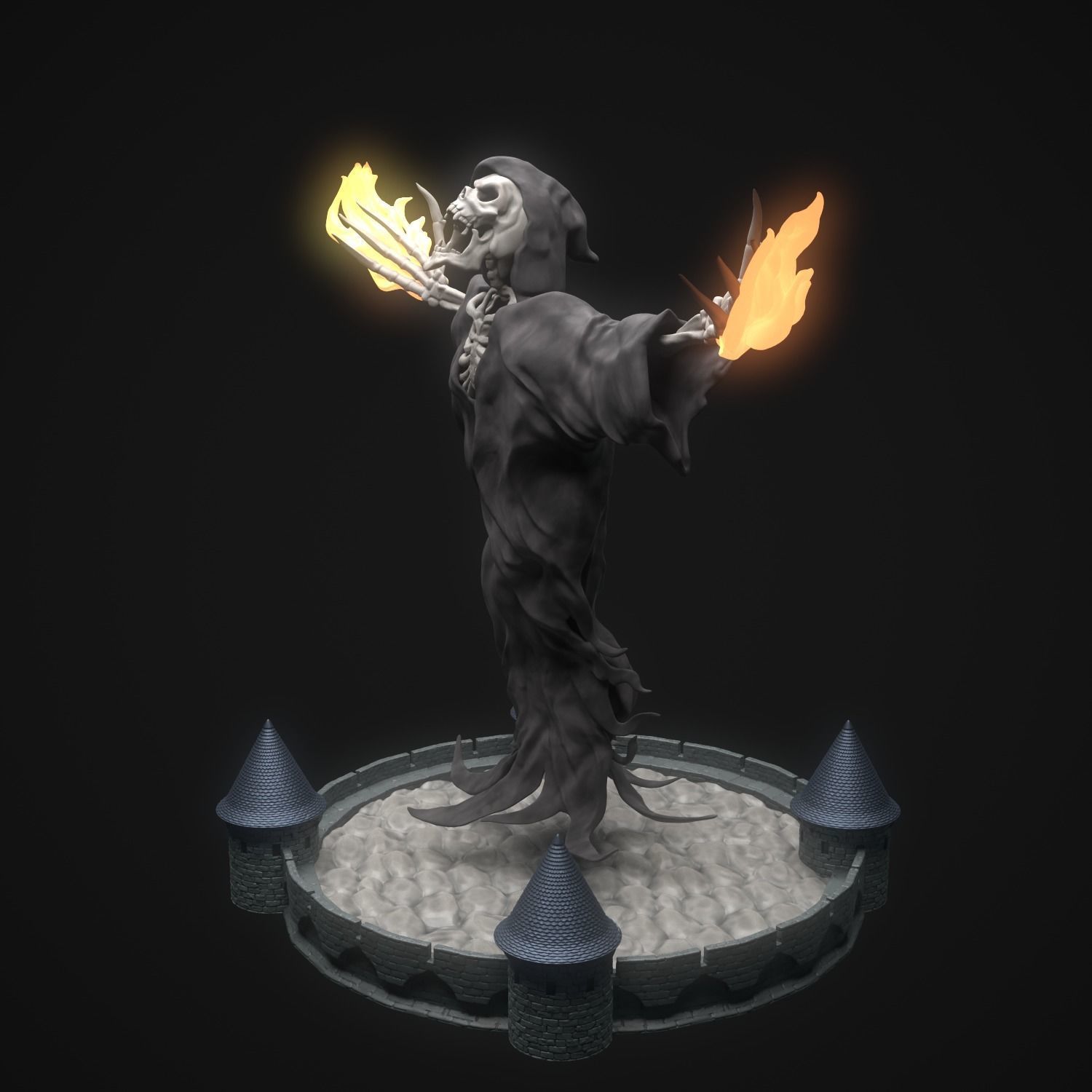 Heroes 3 Wraith from Necropolis for 3d Printing 3D model 3D printable ...