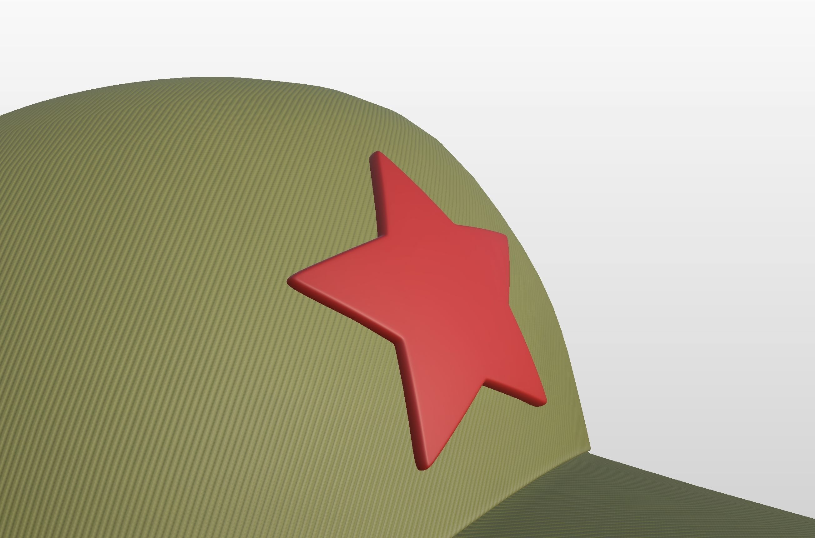 3D model Red Star Cap VR / AR / low-poly | CGTrader