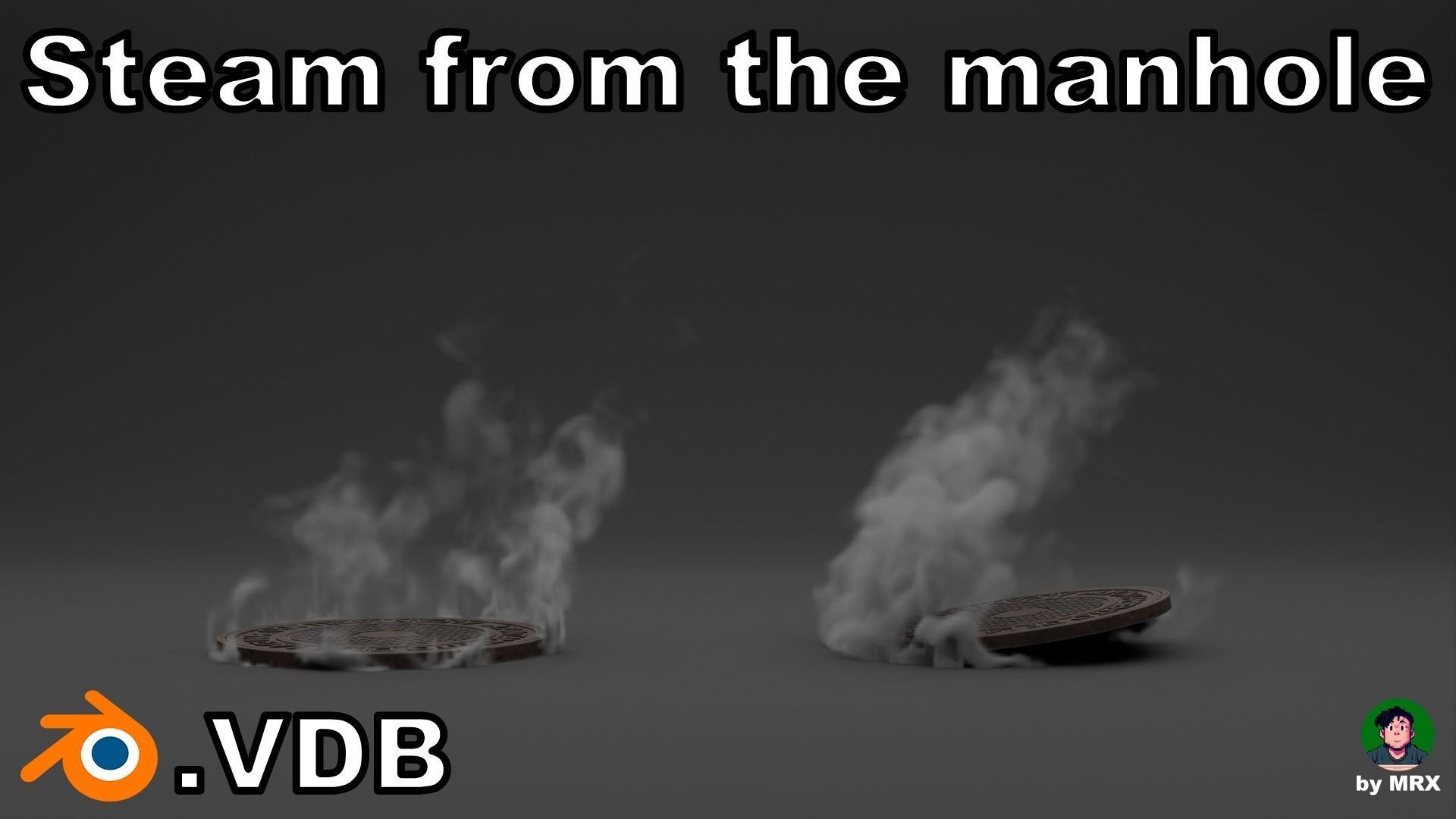 Steam from the manhole vdb 3D model animated | CGTrader