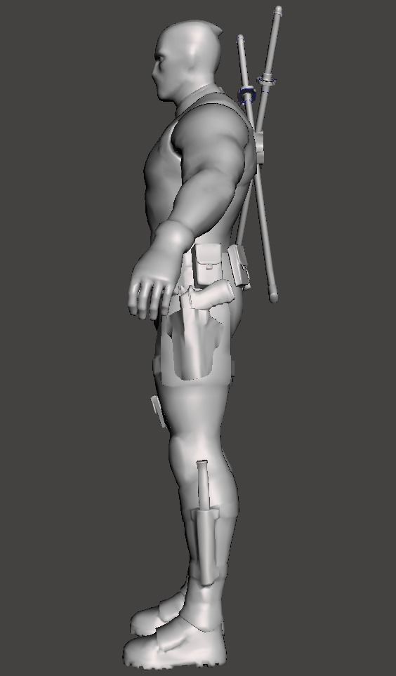 deadpool open hands 3d model 3D model 3D printable | CGTrader