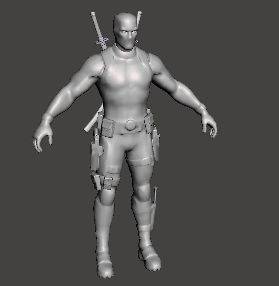 deadpool open hands 3d model 3D model 3D printable | CGTrader