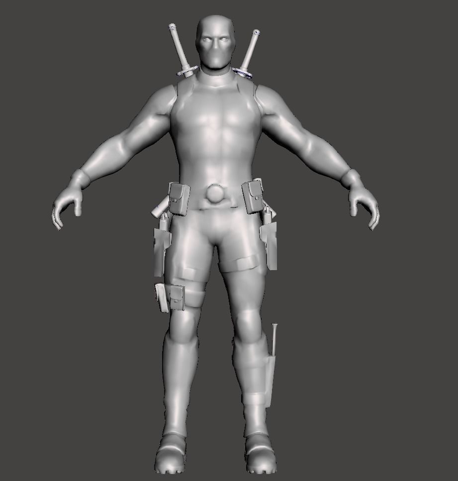 deadpool open hands 3d model 3D model 3D printable | CGTrader