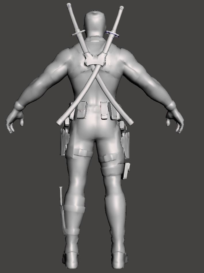 deadpool open hands 3d model 3D model 3D printable | CGTrader