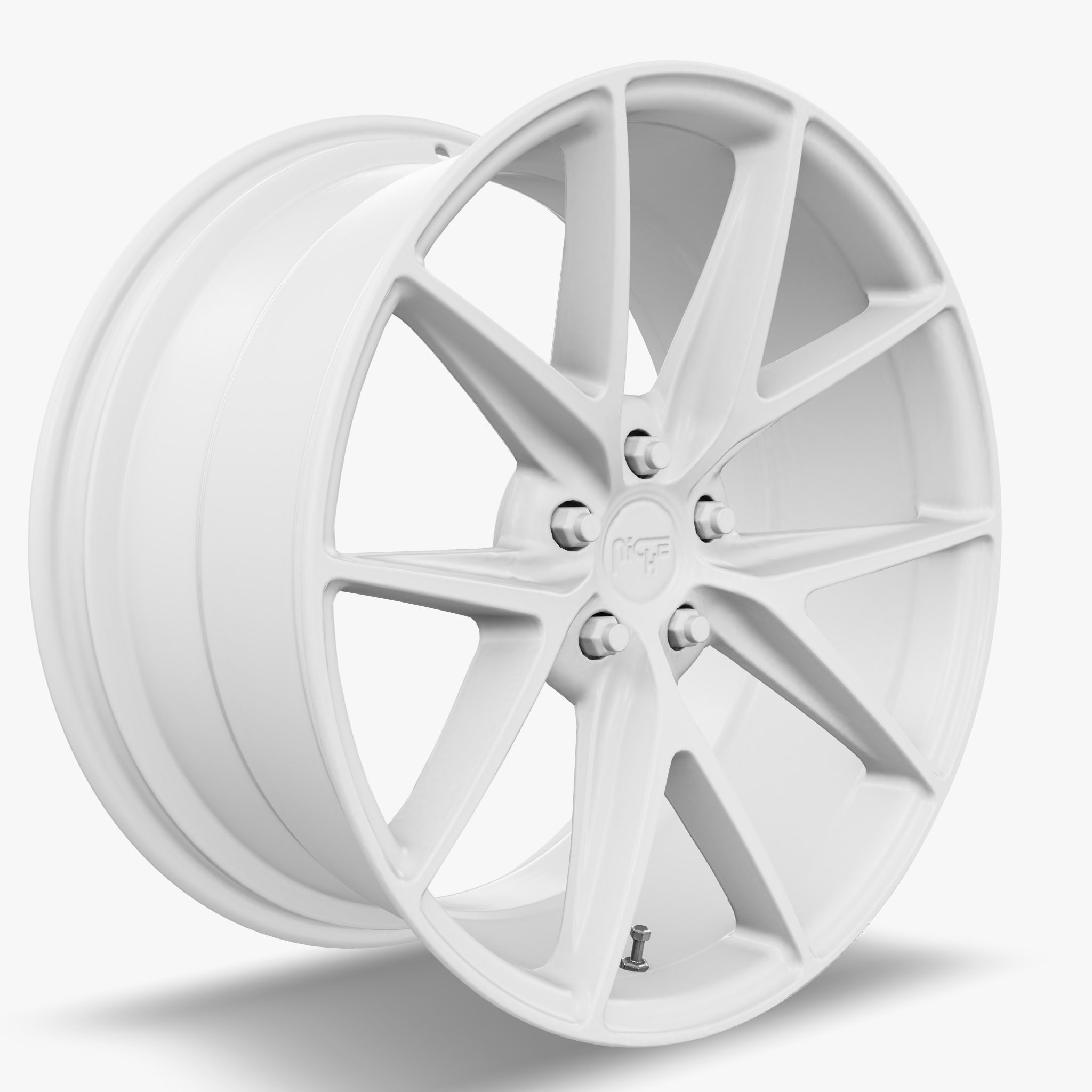 Niche Misano Wheel Satin Black 3D model | CGTrader