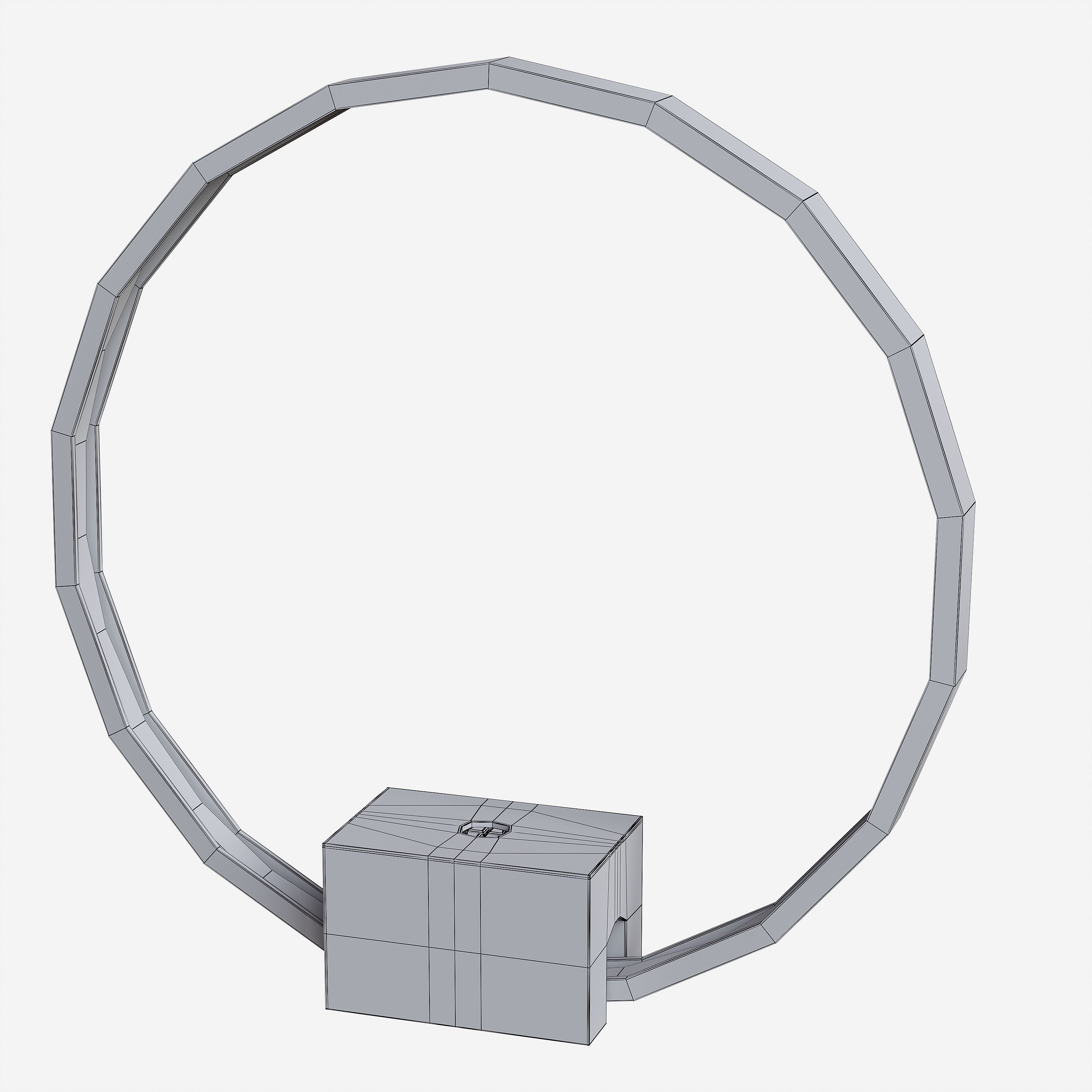 LED Circle 3D model | CGTrader