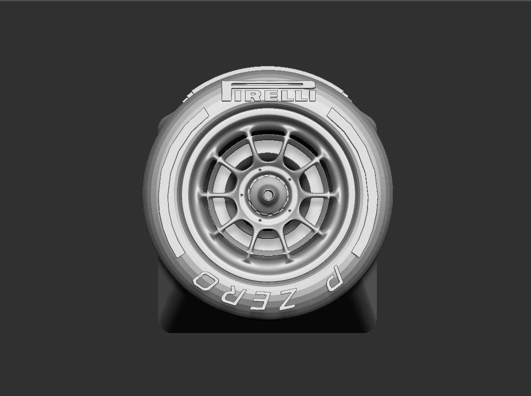Keyboard formula 1 tire keycap 3D model 3D printable | CGTrader