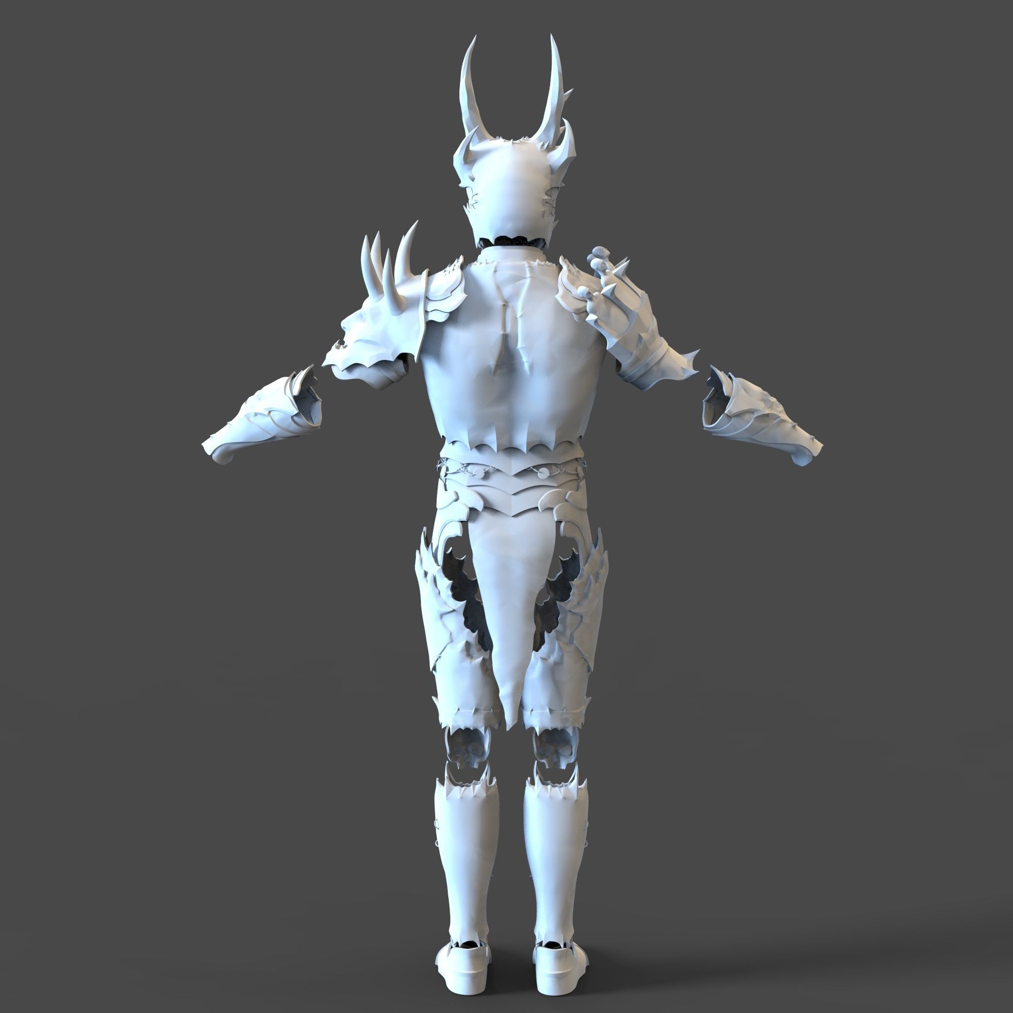 Baldurs Gate 3 Helldusk Legendary Full Body Armor with Helmet 3D model ...