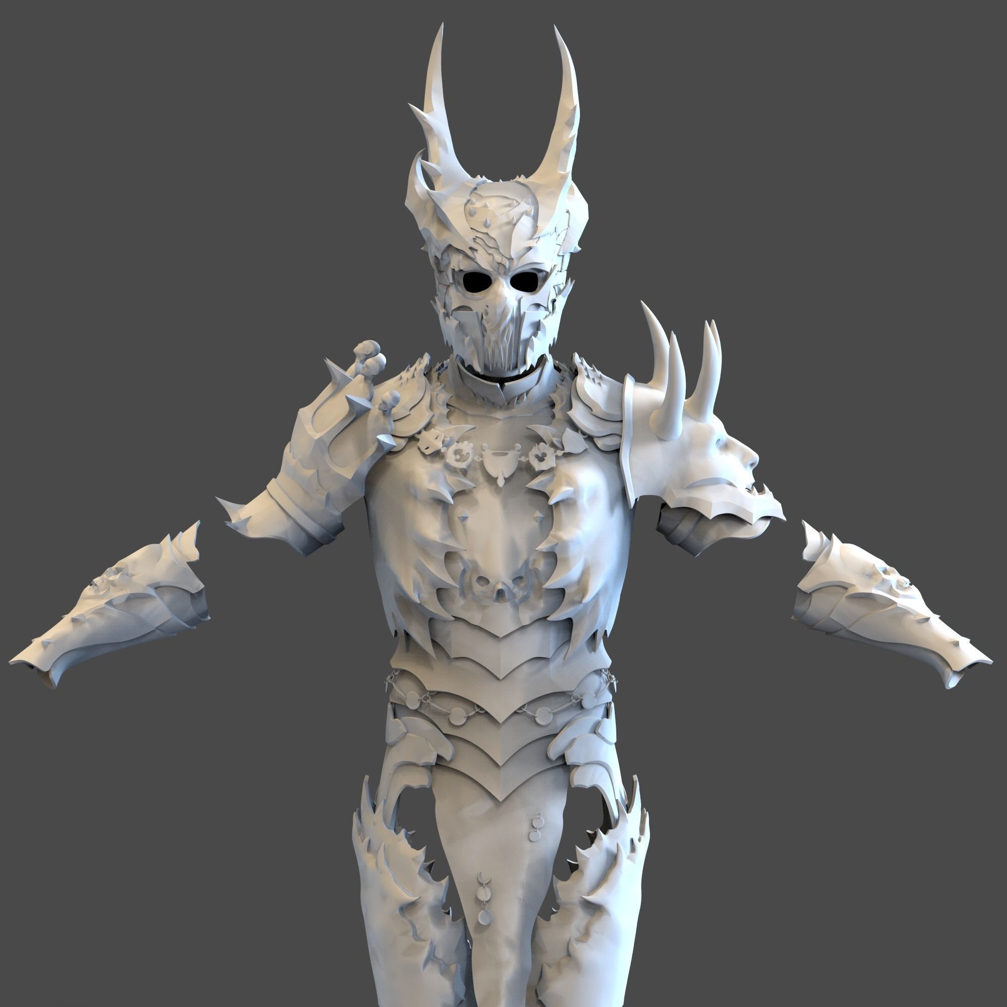 Baldurs Gate 3 Helldusk Legendary Full Body Armor with Helmet 3D model ...