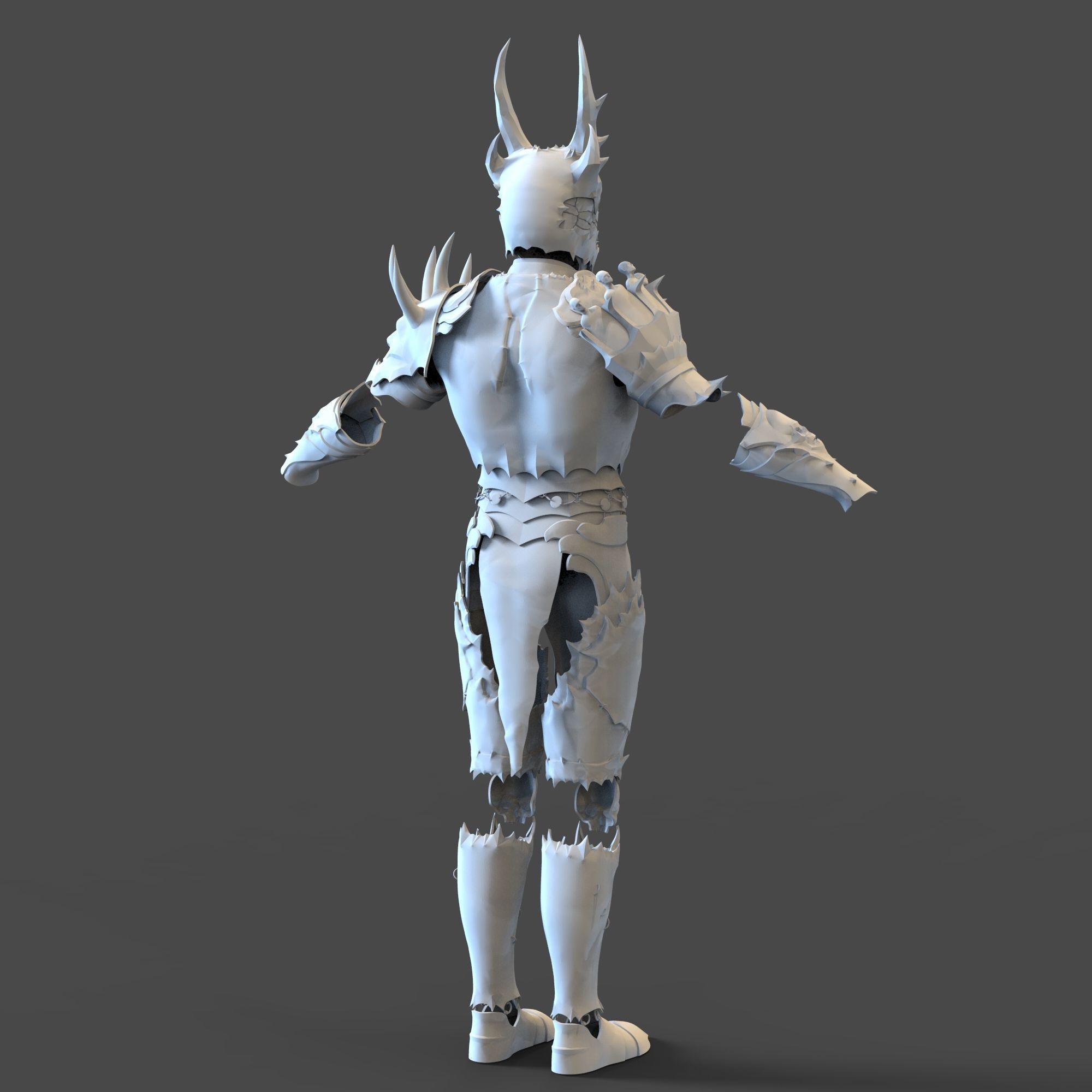 Baldurs Gate 3 Helldusk Legendary Full Body Armor with Helmet 3D model ...
