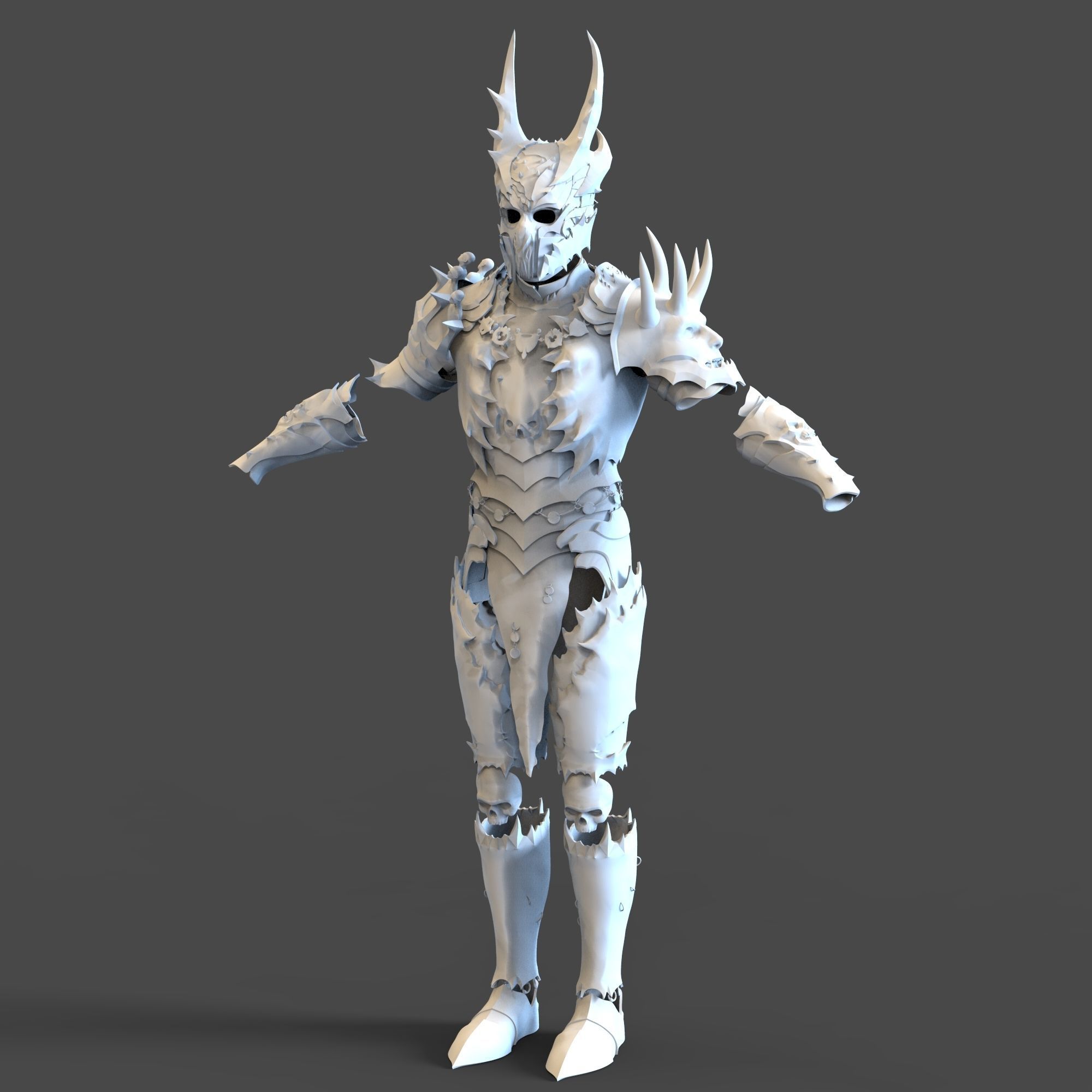 Baldurs Gate 3 Helldusk Legendary Full Body Armor with Helmet 3D model ...