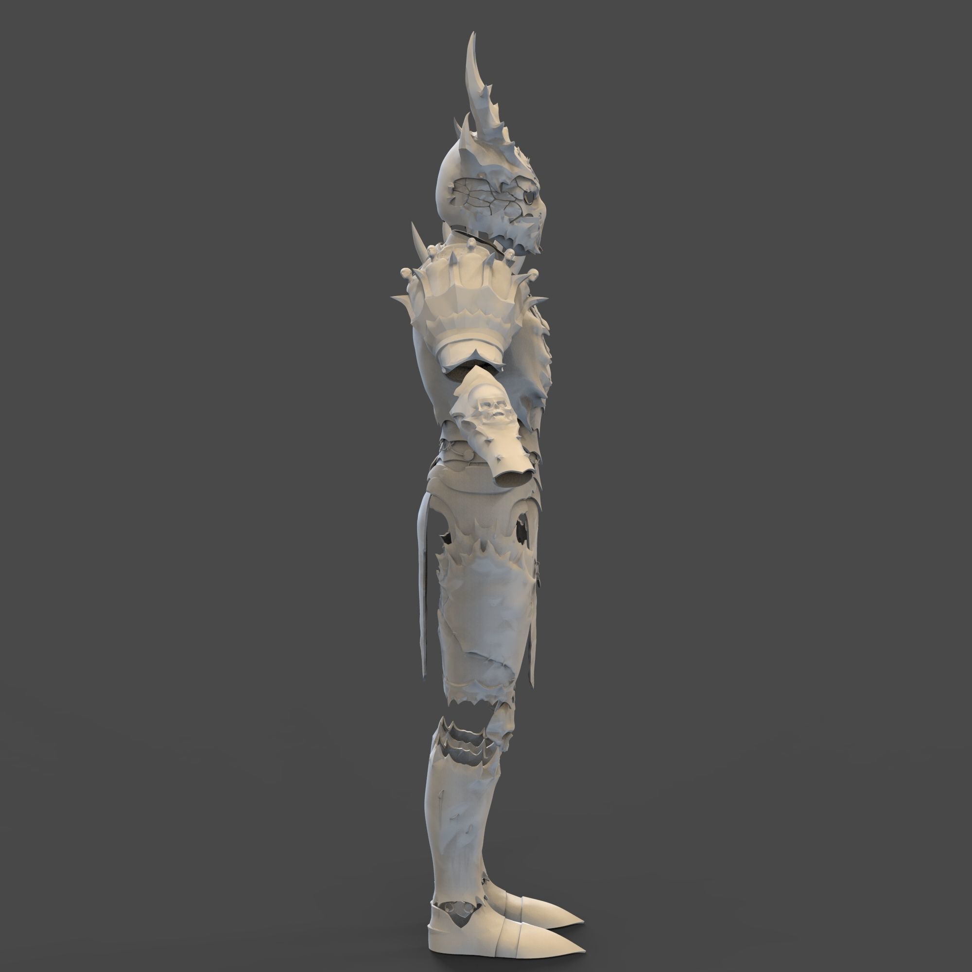 Baldurs Gate 3 Helldusk Legendary Full Body Armor with Helmet 3D model ...