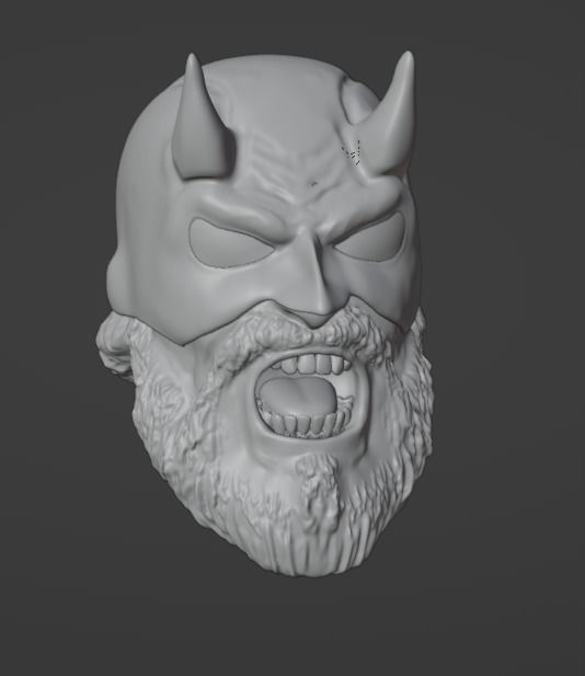 King Daredevil Screaming Head free 3D model 3D printable | CGTrader