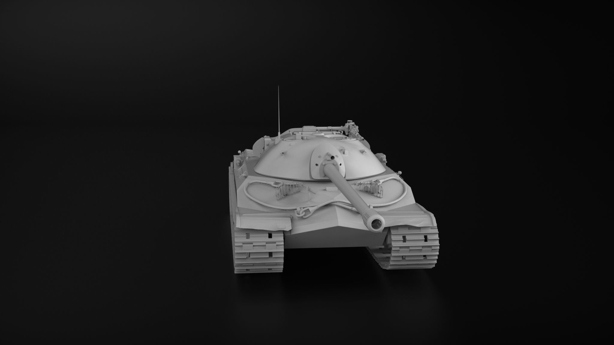 Tank IS-7 3D model collectible Miniature ROTABLE 3D model 3D printable ...