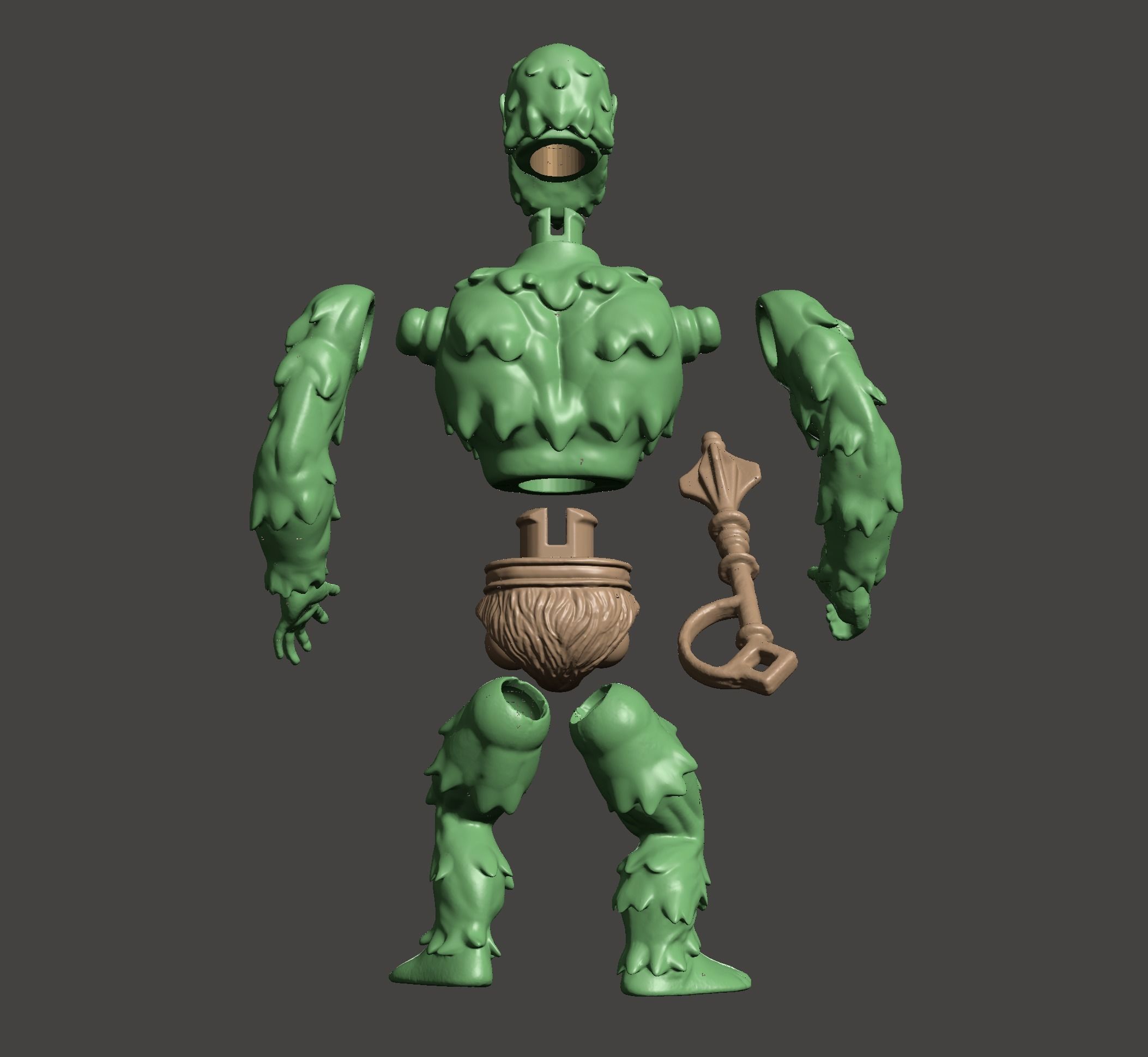MossMan motu Filmation 3D model 3D printable | CGTrader