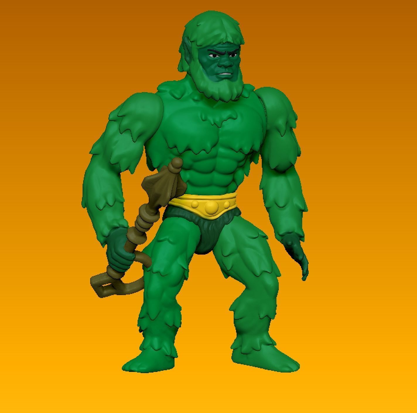 MossMan motu Filmation 3D model 3D printable | CGTrader