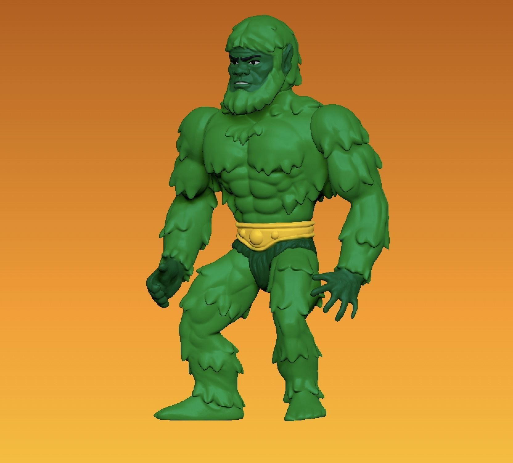 MossMan motu Filmation 3D model 3D printable | CGTrader